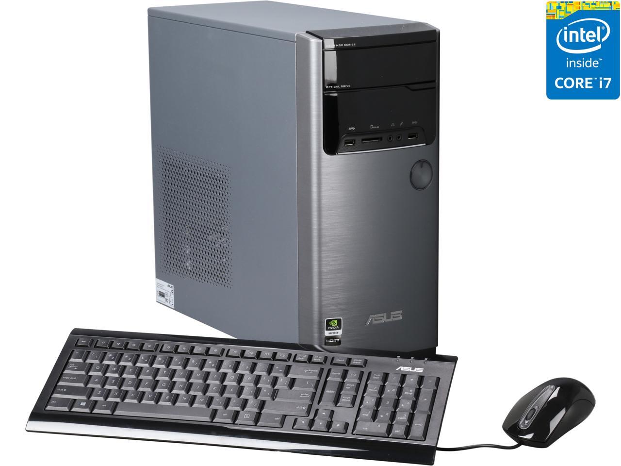 ASUS Desktop PC M32AD-US032S Intel Core i7-4790 16GB DDR3 2TB HDD ...
