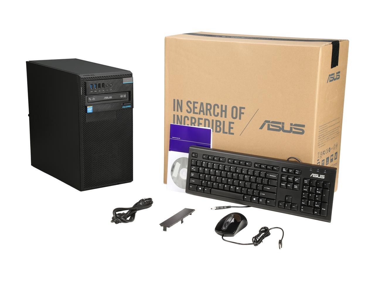ASUS Desktop PC D510MT-0G3250079F Intel Pentium G3250 4GB DDR3 500GB ...