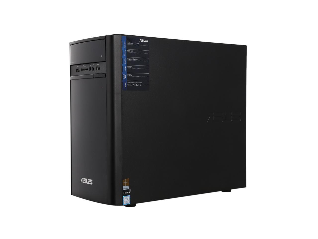 Refurbished: ASUS Desktop PC K31CD-DS71 Intel Core i7-7700 16GB DDR4 ...