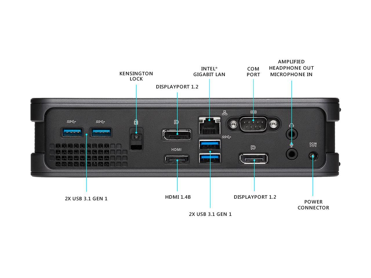 ASUS Desktop Computer VivoMini VC68V-G030Z Intel Core i5-7500 8GB DDR4 ...