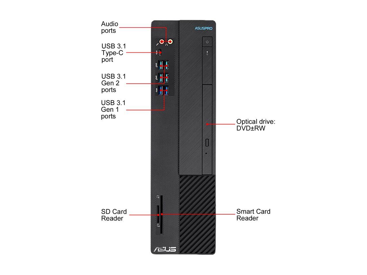 Open Box: ASUSPro (D641SC-XB501) - Business Desktop PC - Intel Core i5 ...