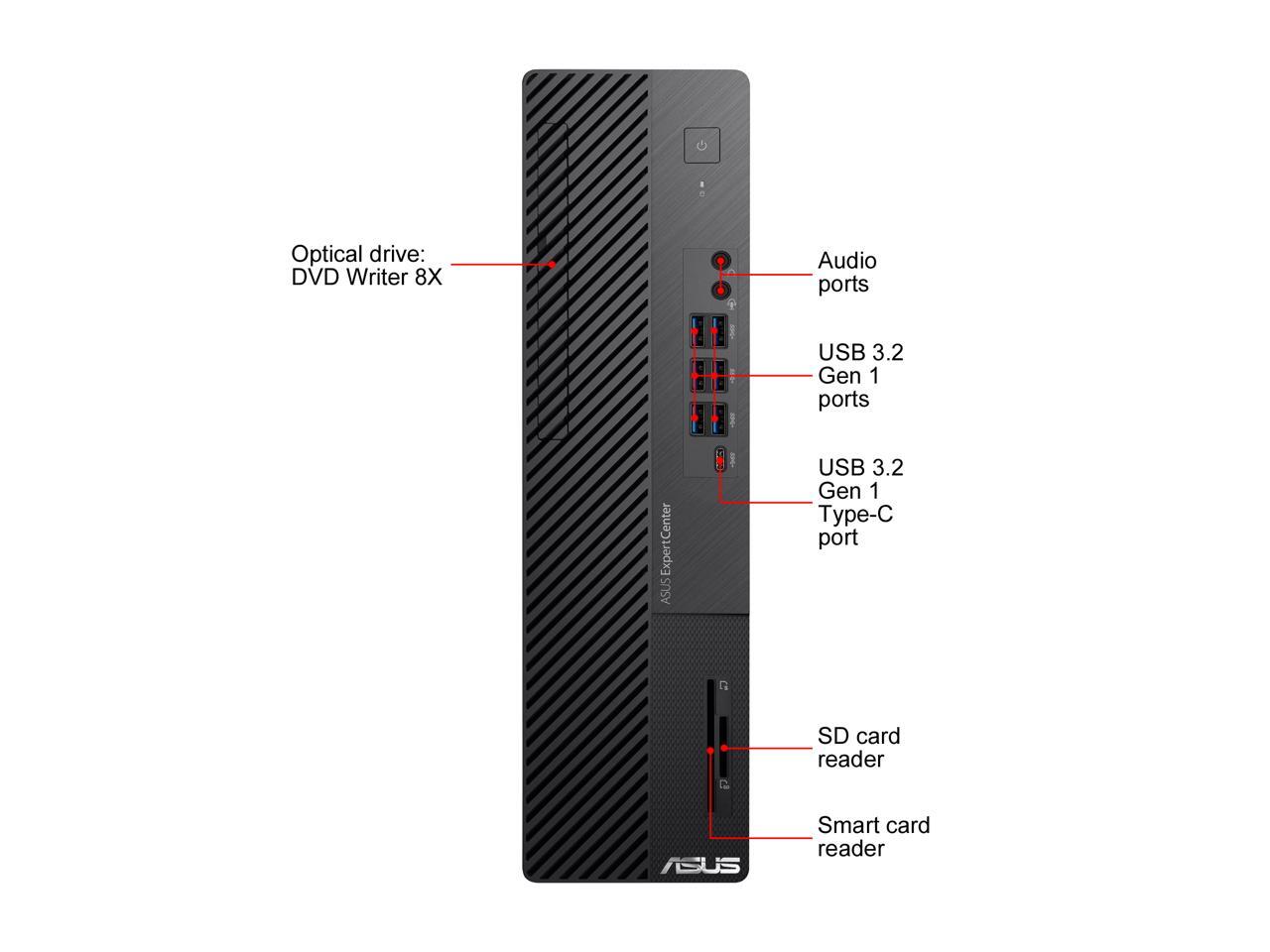 ASUS ExpertCenter D700SA - Intel Core i5-10400 - 8 GB DDR4 - 512 GB SSD ...