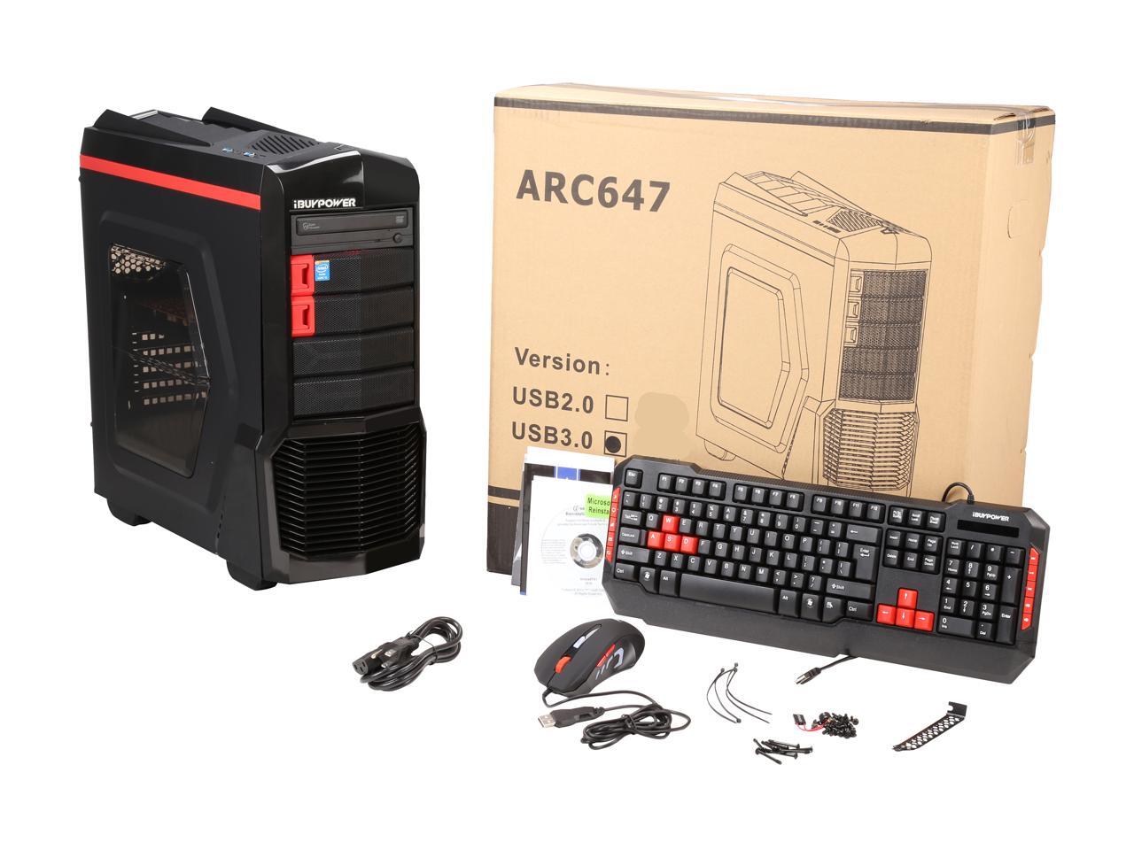 iBUYPOWER Desktop PC ARC SERIES NE781K Intel Core i5-4690K 8GB DDR3 1TB ...