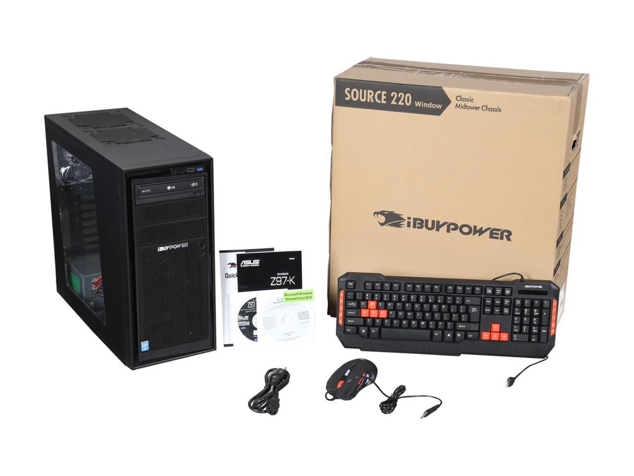 iBUYPOWER Desktop Computer Source Series NE408C Intel Core i7 5775C (3 ...