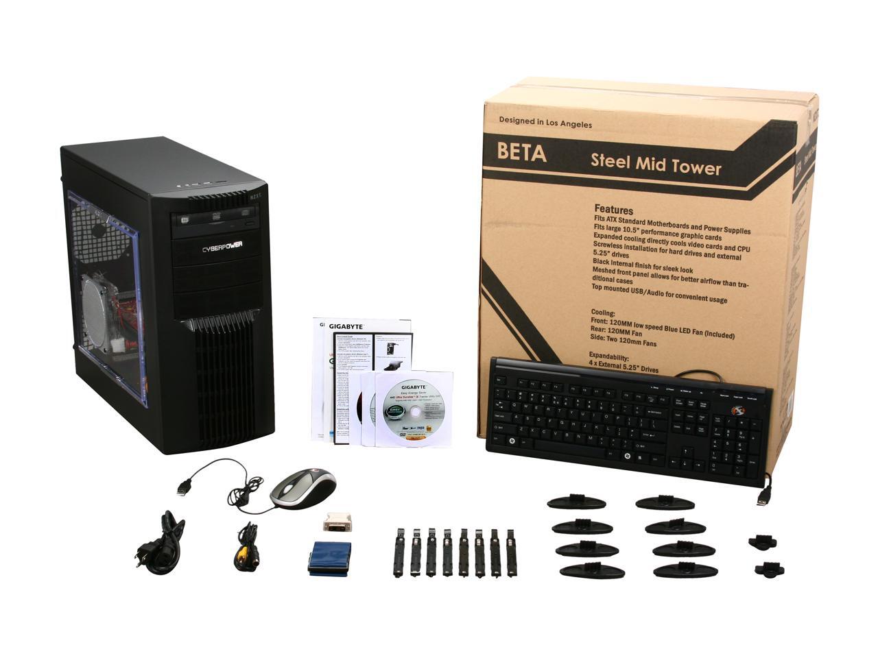 CyberpowerPC Desktop PC Gamer Ultra 2022 AMD Phenom II X4 955 8GB DDR3 ...