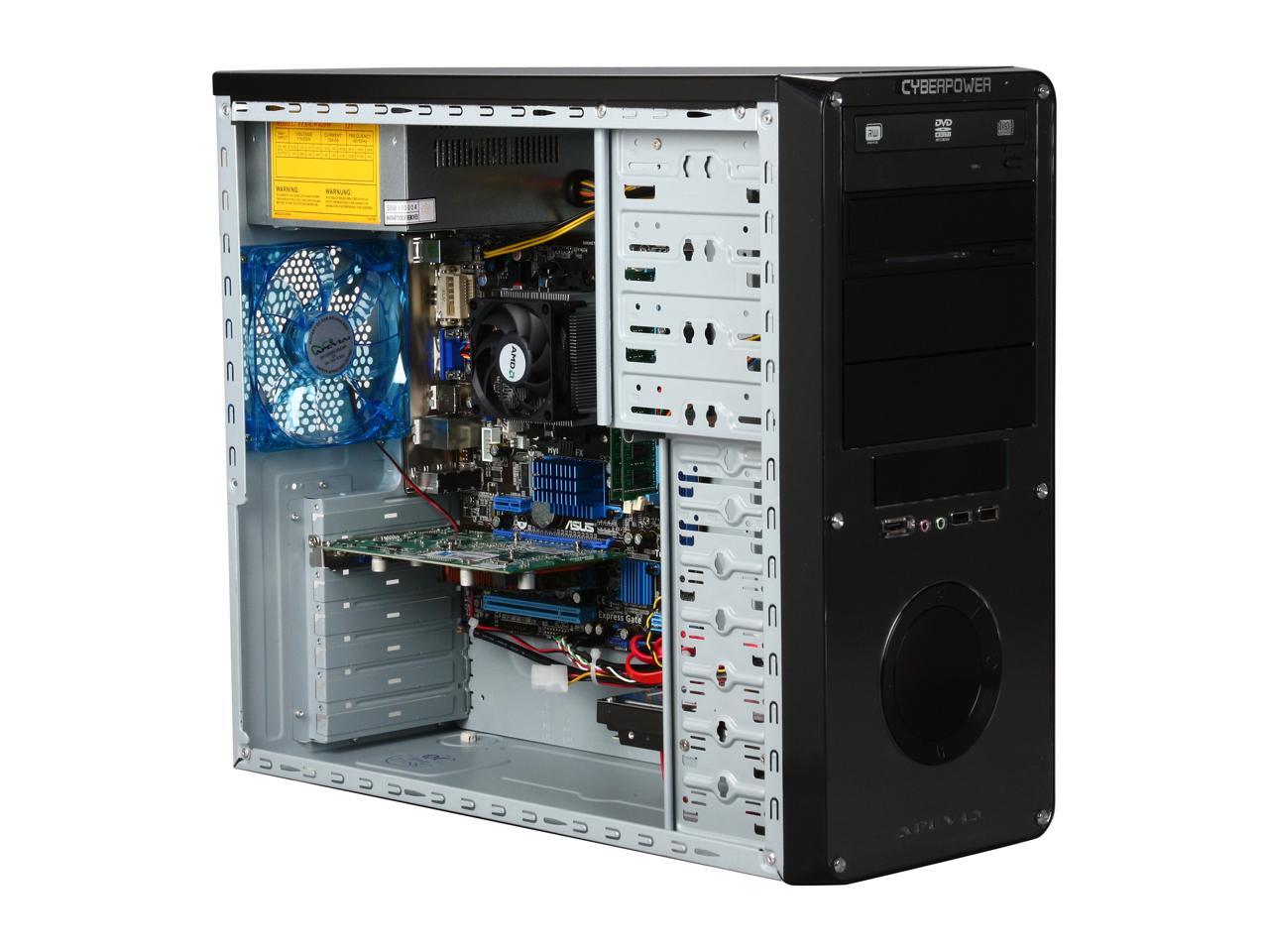 CyberpowerPC Desktop PC Gamer Ultra 2040 AMD Phenom II X4 945 4GB DDR3 ...