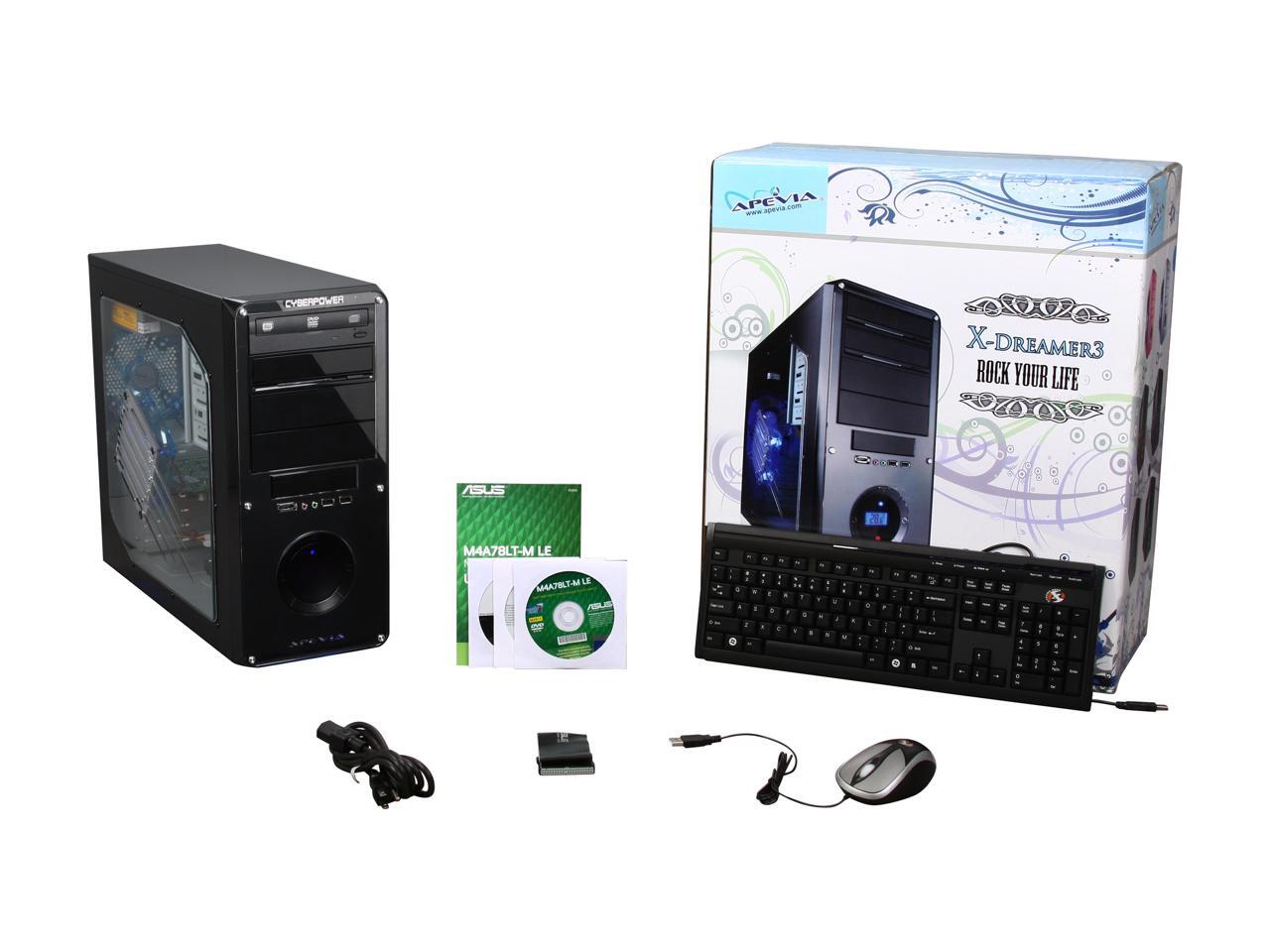 CyberpowerPC Desktop PC Gamer Ultra 2040 AMD Phenom II X4 945 4GB DDR3 ...