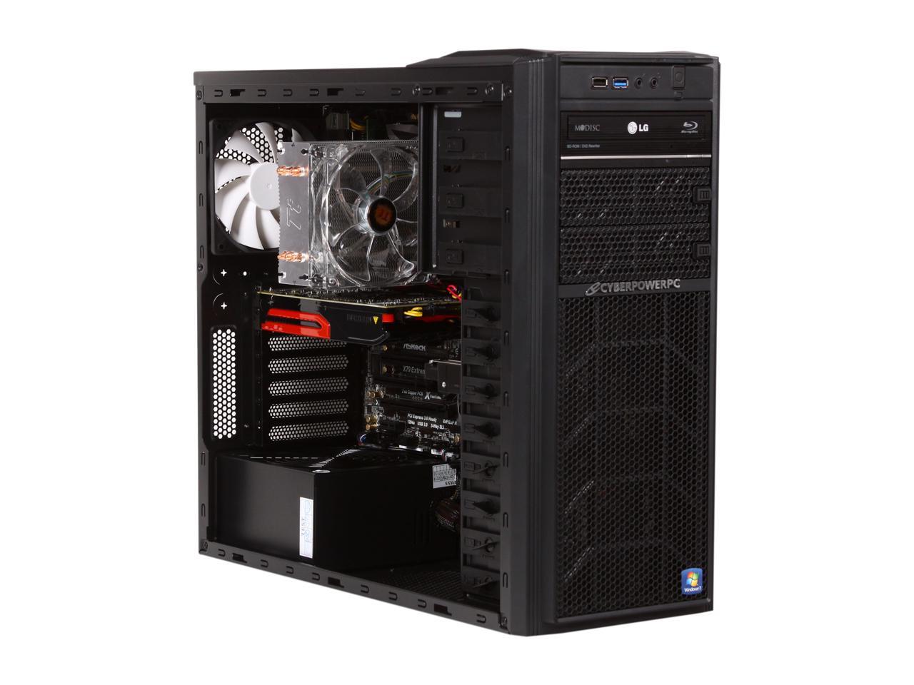 CyberpowerPC Desktop PC Gamer Xtreme 1327 Intel Core i7 X-series 3820 ...