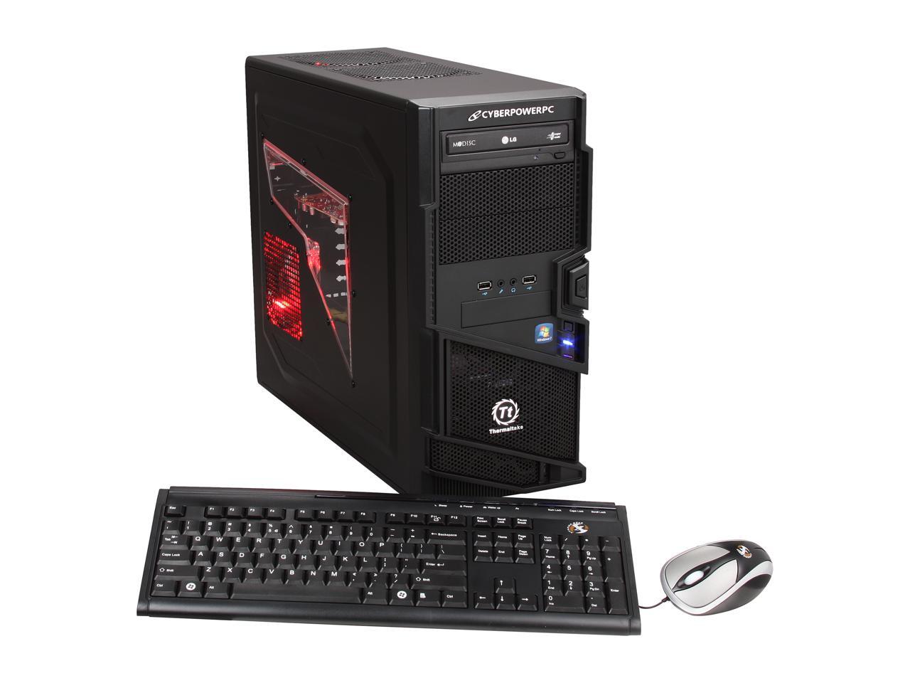 CyberpowerPC Desktop PC Gamer Xtreme 1340 Intel Core i5-3550 8GB DDR3 ...
