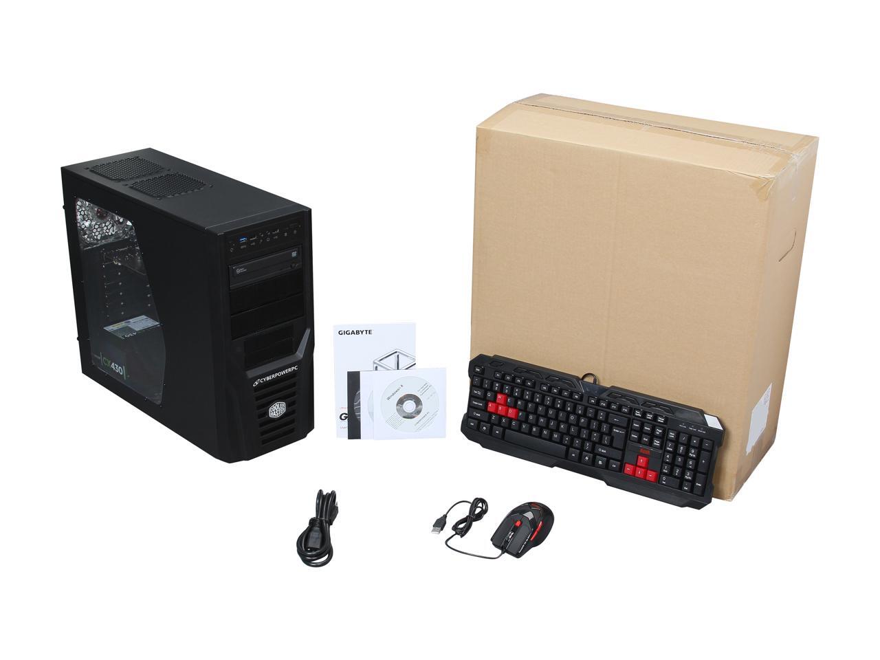 Open Box: CyberpowerPC Desktop PC Gamer Xtreme 1377 Intel Core i7 3770 ...