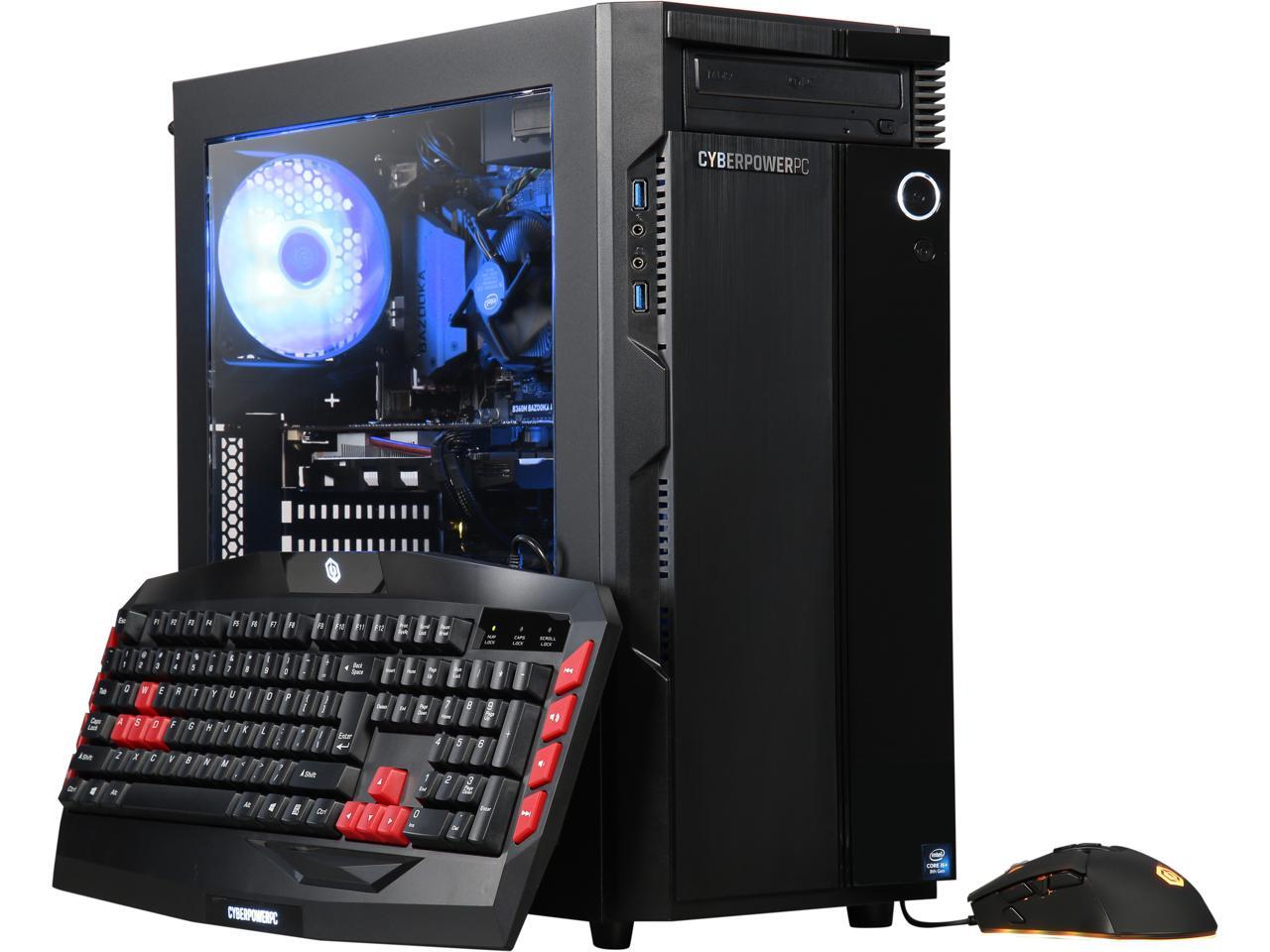 CyberpowerPC Gaming Desktop Gamer Xtreme C566 Intel Core i5+ 8th Gen ...