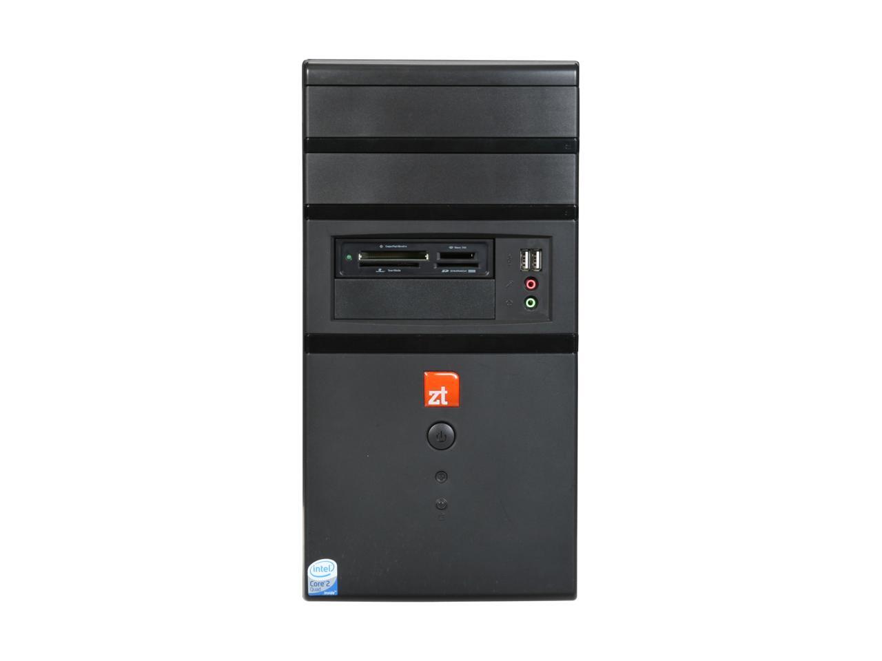 ZT Desktop PC Affinity 7303Mi-40 Intel Core 2 Quad Q8200 4GB DDR2 320GB ...