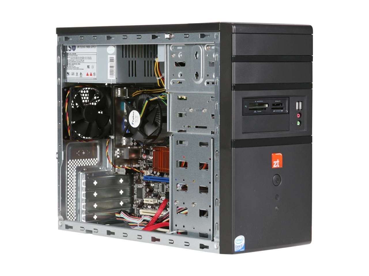 ZT Desktop PC Affinity 7303Mi-40 Intel Core 2 Quad Q8200 4GB DDR2 320GB ...