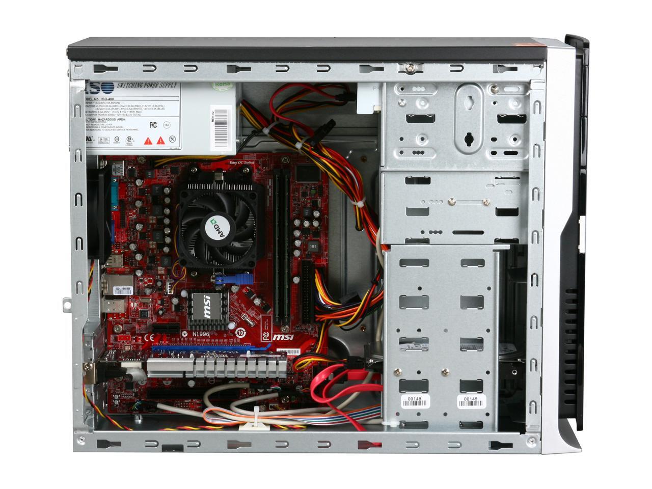 ZT Desktop PC Affinity 7343Ma AMD Phenom II X4 925 4GB DDR2 500GB HDD ...