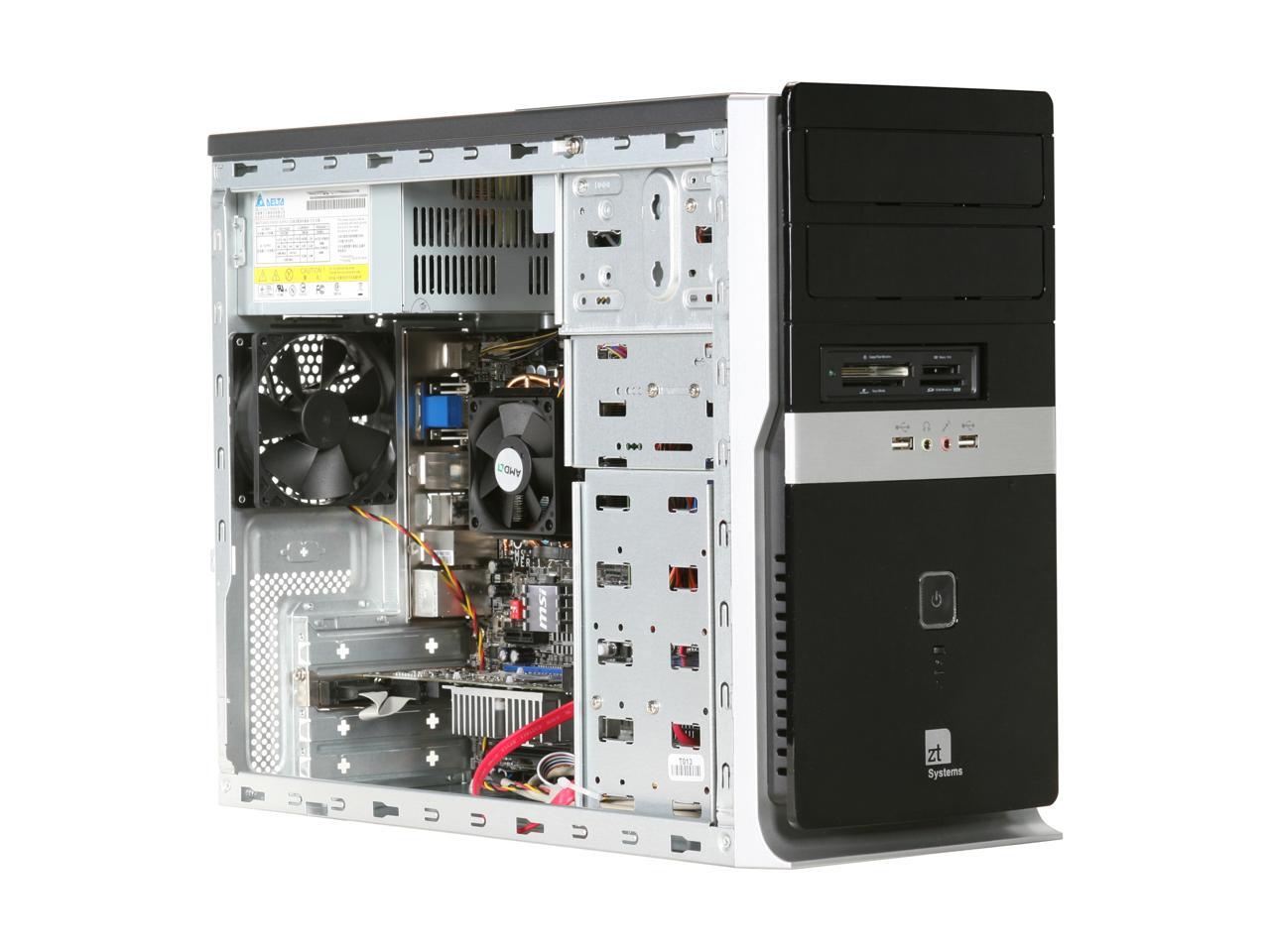 ZT Desktop PC Affinity 7296La AMD Phenom II X6 1055T 4GB DDR3 500GB HDD ...