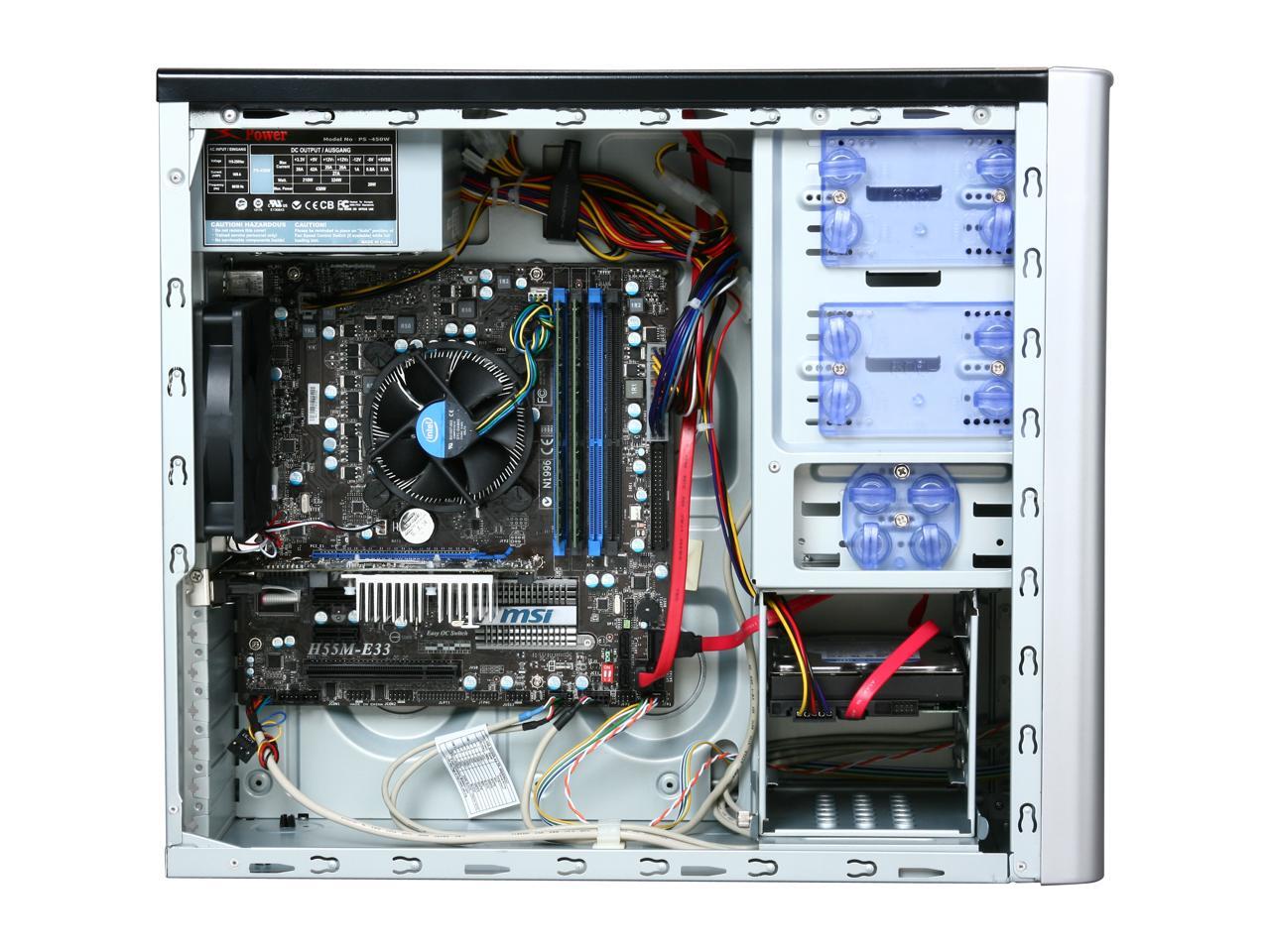 ZT Desktop PC Affinity 7446Ti Intel Core i5-650 4GB DDR3 500GB HDD ...