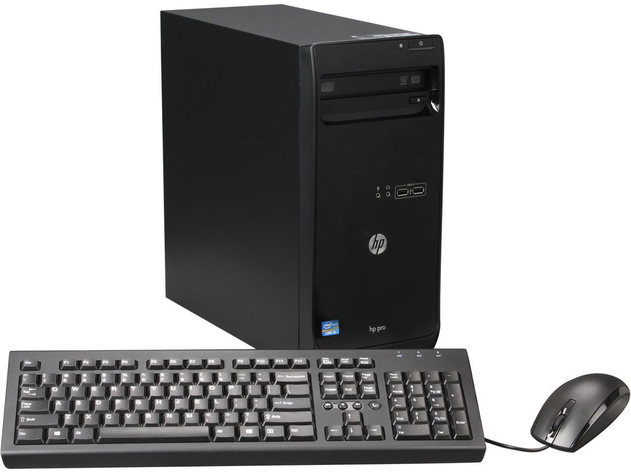 HP Desktop PC 3500 E3T53UT#ABA Intel Core i3-3240 4GB DDR3 500GB HDD ...