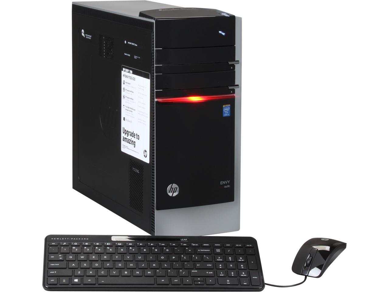HP Desktop PC ENVY 700-230 (F3D88AA#ABA) Intel Core i5-4440 8GB DDR3 ...