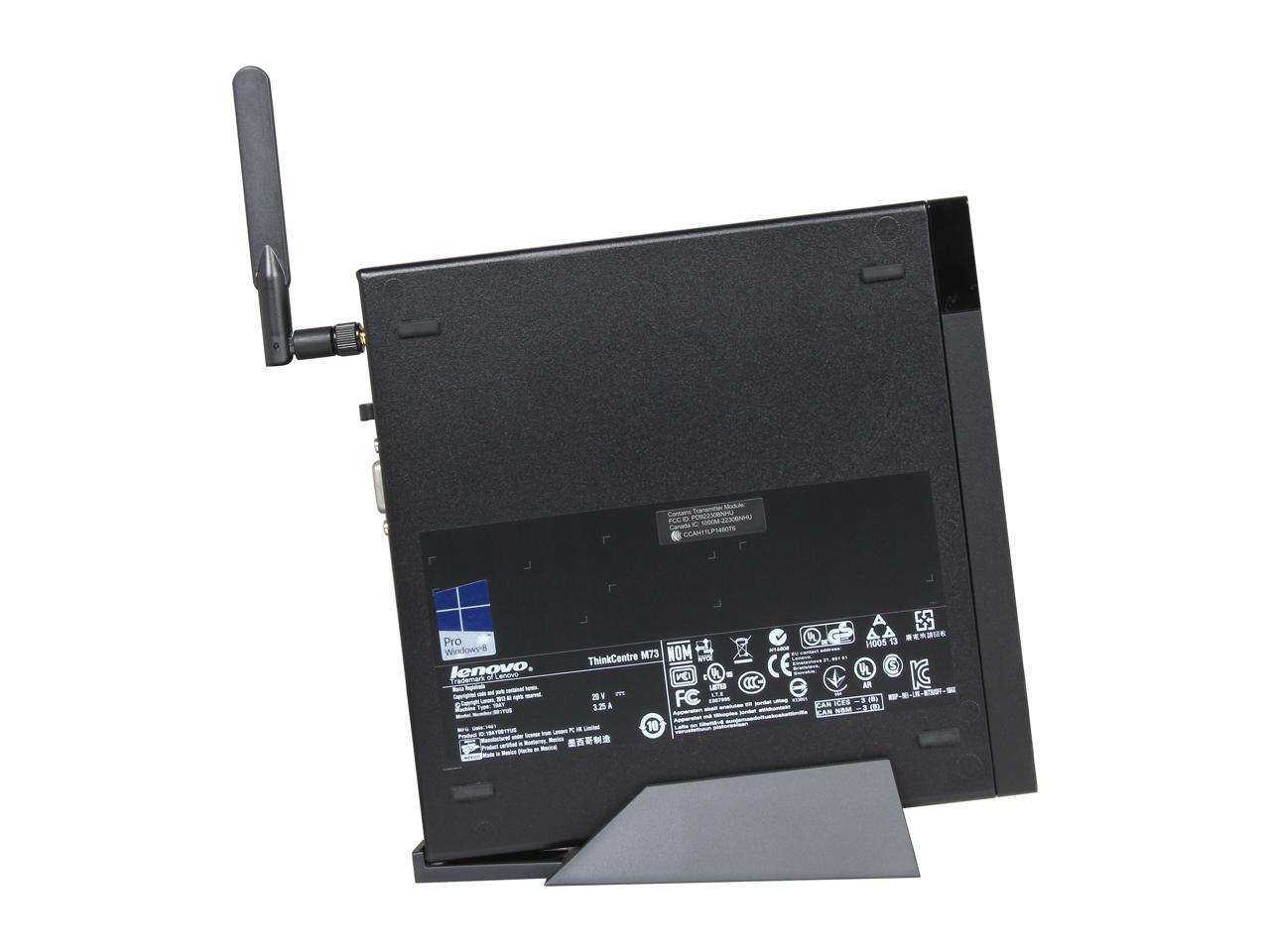 ThinkCentre Desktop PC M73 (10AY001YUS) Intel Core i5-4570T 4GB DDR3 ...