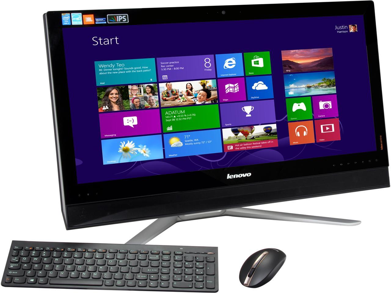 Lenovo All-in-One PC B750 57323558 Intel Core i5-4440 6GB DDR3 1TB HDD ...