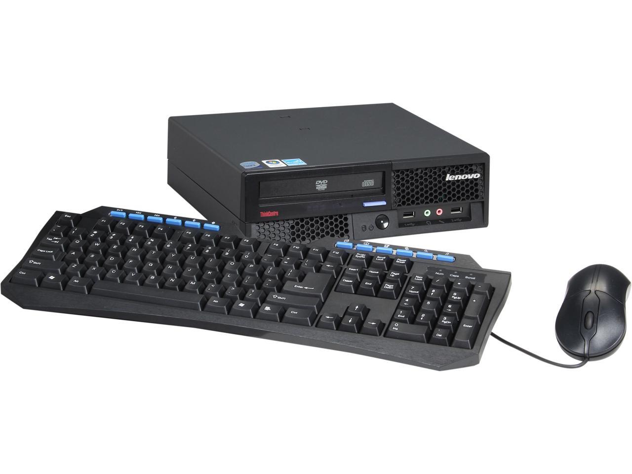 Refurbished: Lenovo Desktop PC ThinkCentre M58P Core 2 Duo 3.0 GHz 2 GB ...