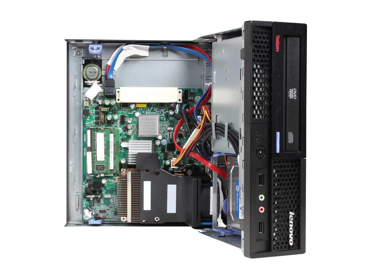 Refurbished: Lenovo Desktop PC ThinkCentre M58P Core 2 Duo 3.0 GHz 2 GB ...