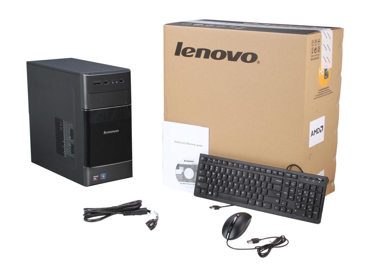 Lenovo Desktop PC H535 (57327398) AMD A8-5500 6GB DDR3 1TB HDD AMD ...
