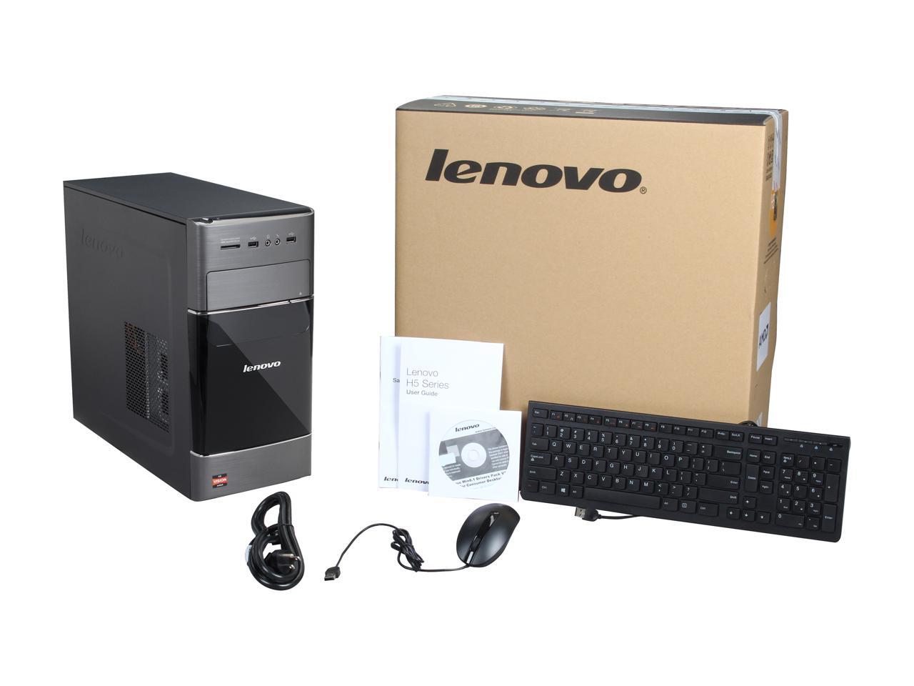 Lenovo Desktop PC H535 57324741 AMD A8-5500 6GB DDR3 1TB HDD AMD Radeon ...