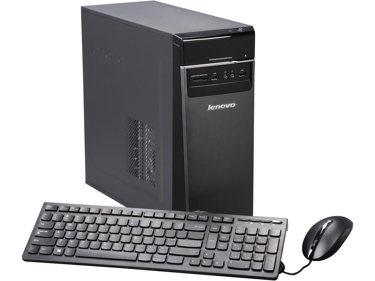 Lenovo Desktop PC H50-55 (90BG0004US) AMD A8-7600 6GB DDR3 1TB HDD ...