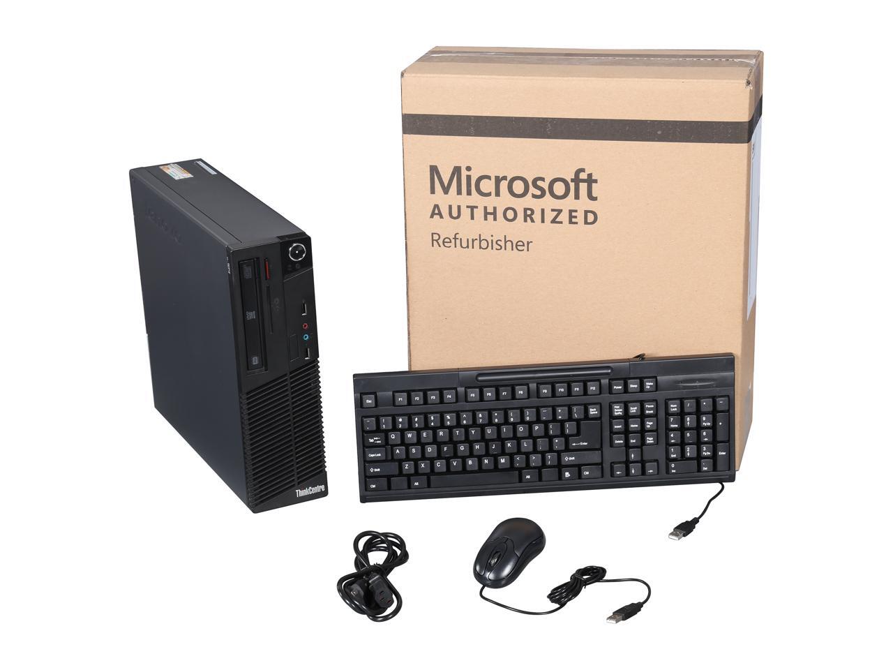 Refurbished: Lenovo / IBM ThinkCentre Mid Tower Desktop PC with Intel ...