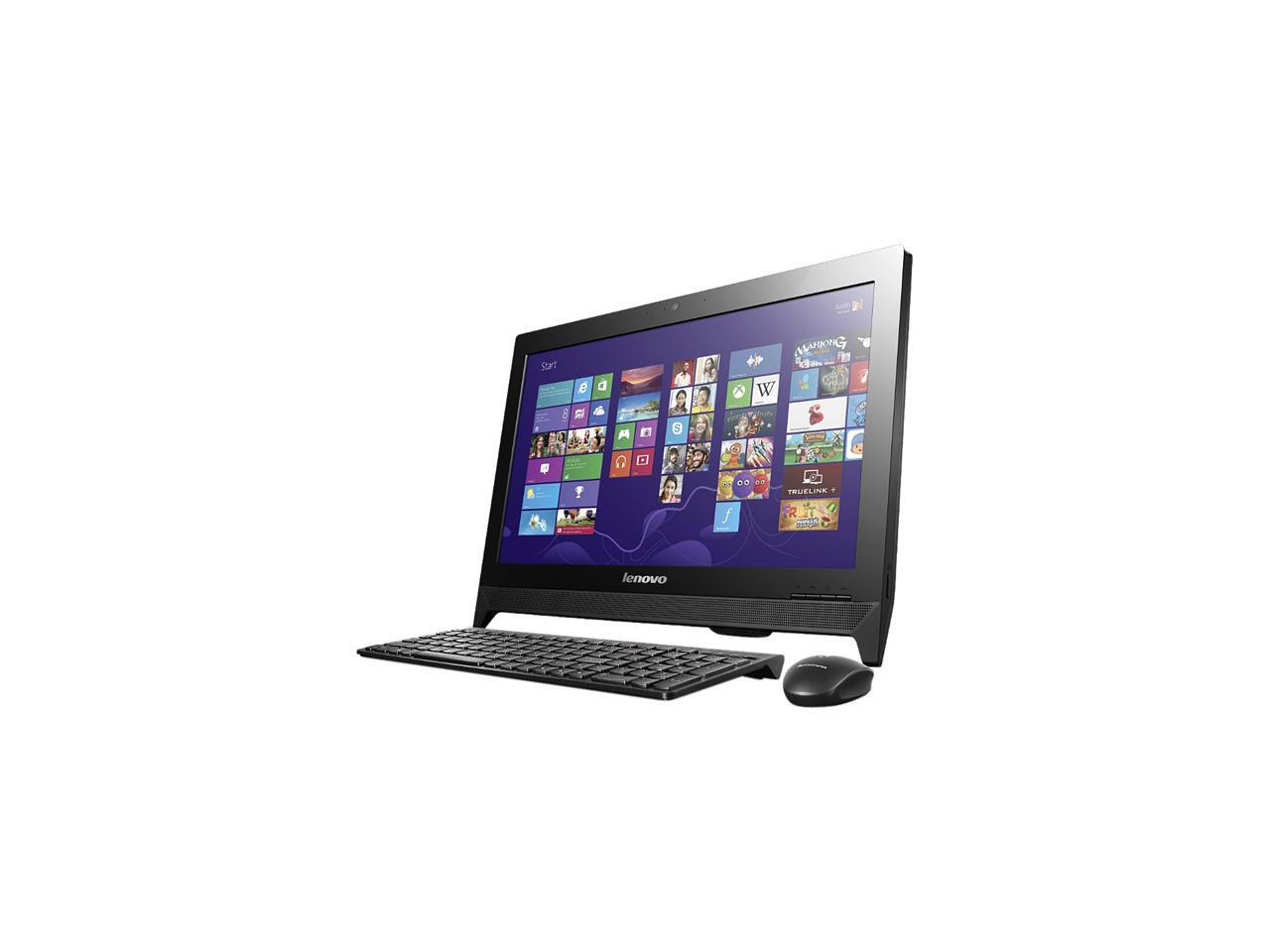 Refurbished: Lenovo All-in-One PC C260 Intel Celeron J1800 4GB DDR3 500GB HDD 19.5" Windows 8.1 ...