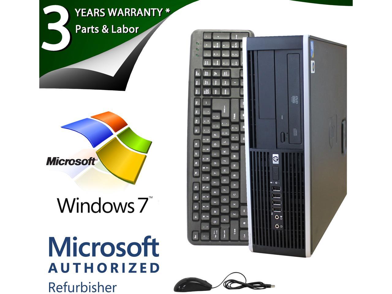 Refurbished: HP Compaq Desktop PC Elite 8000 Core 2 Duo E8400 (3.00GHz ...