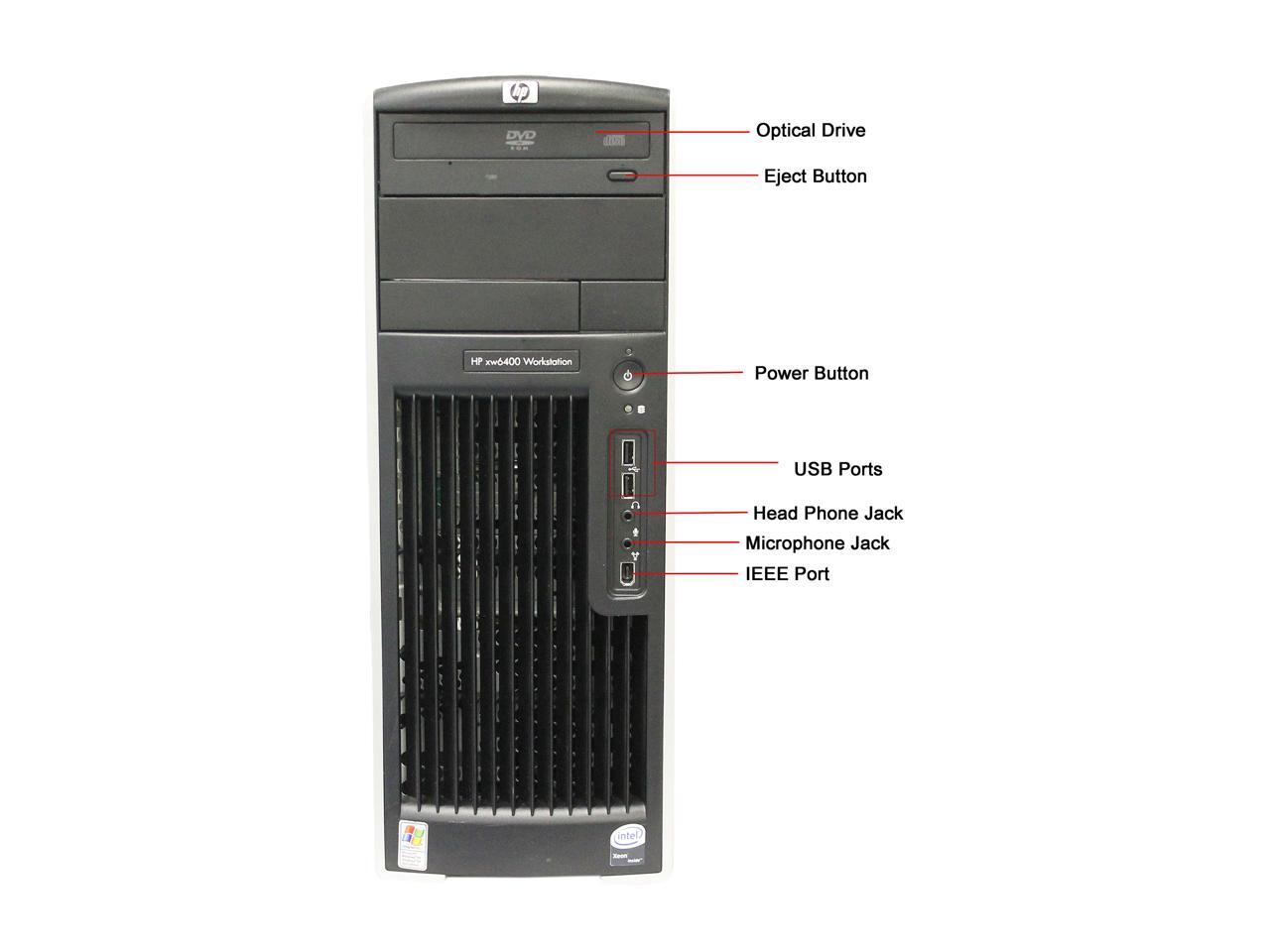 Refurbished: HP Desktop PC XW6400 Intel Xeon 5150 4GB 750GB HDD Windows ...