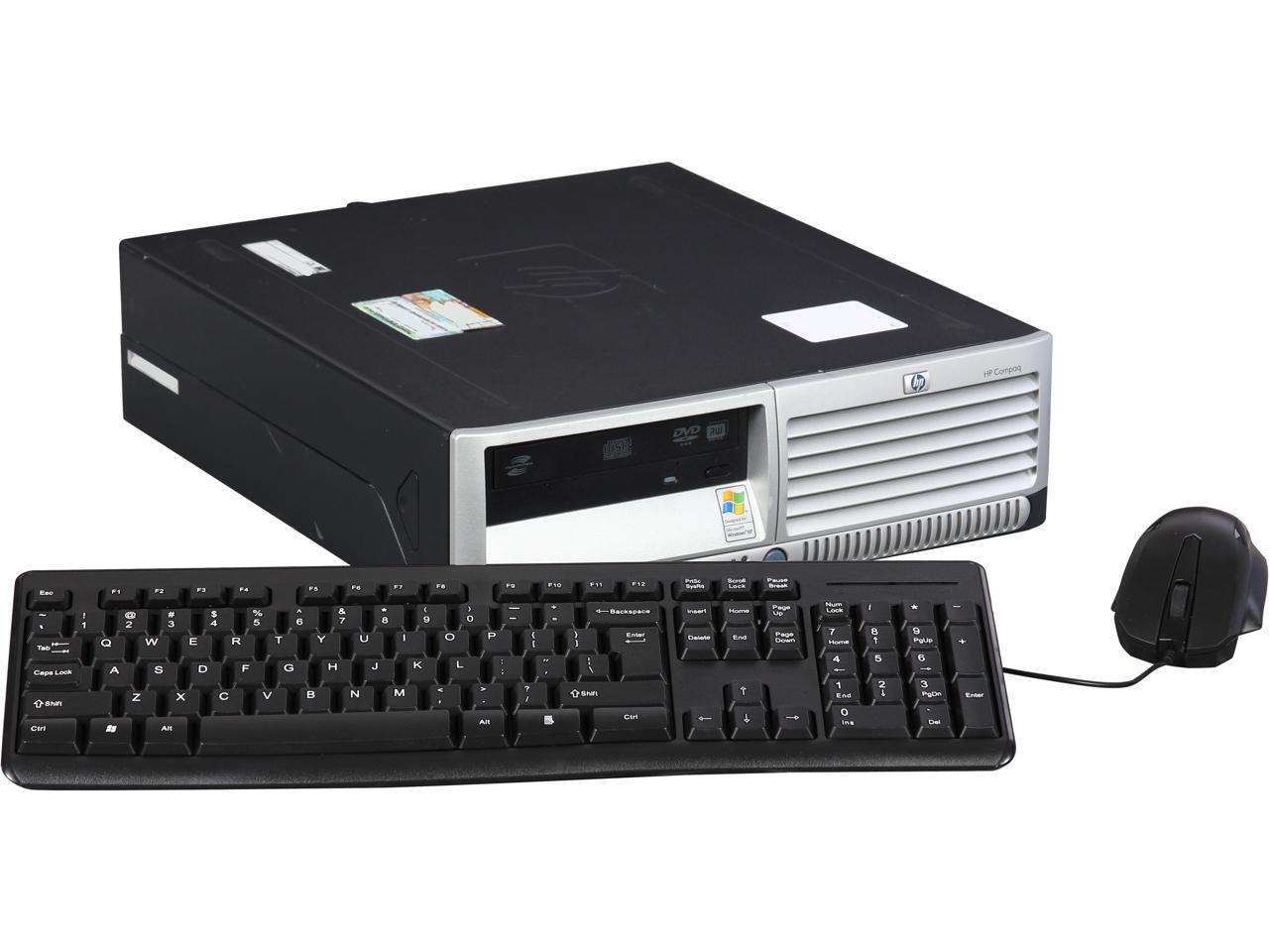 Refurbished: HP DC7100 [Microsoft Authorized Recertified] Small Form ...