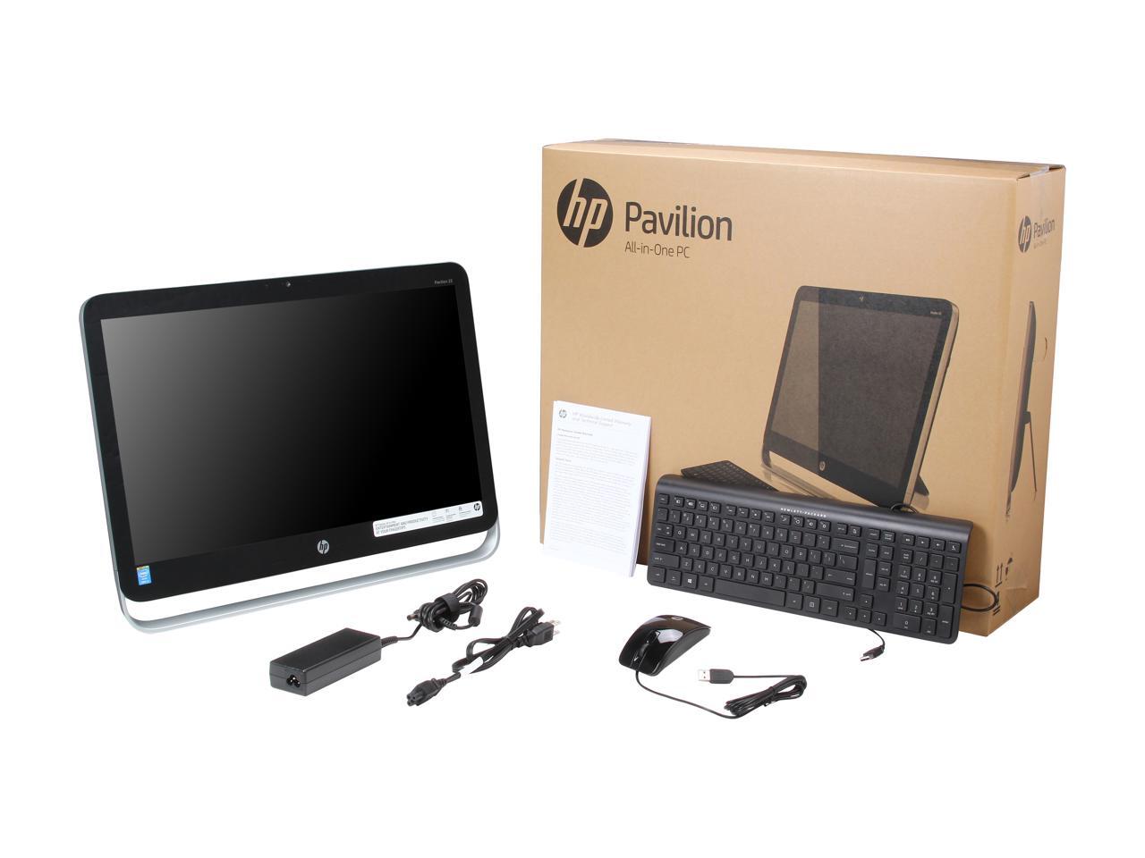 HP All-in-One PC Pavilion 23-p010 Intel Core i3-4130T 6GB DDR3 1TB HDD ...