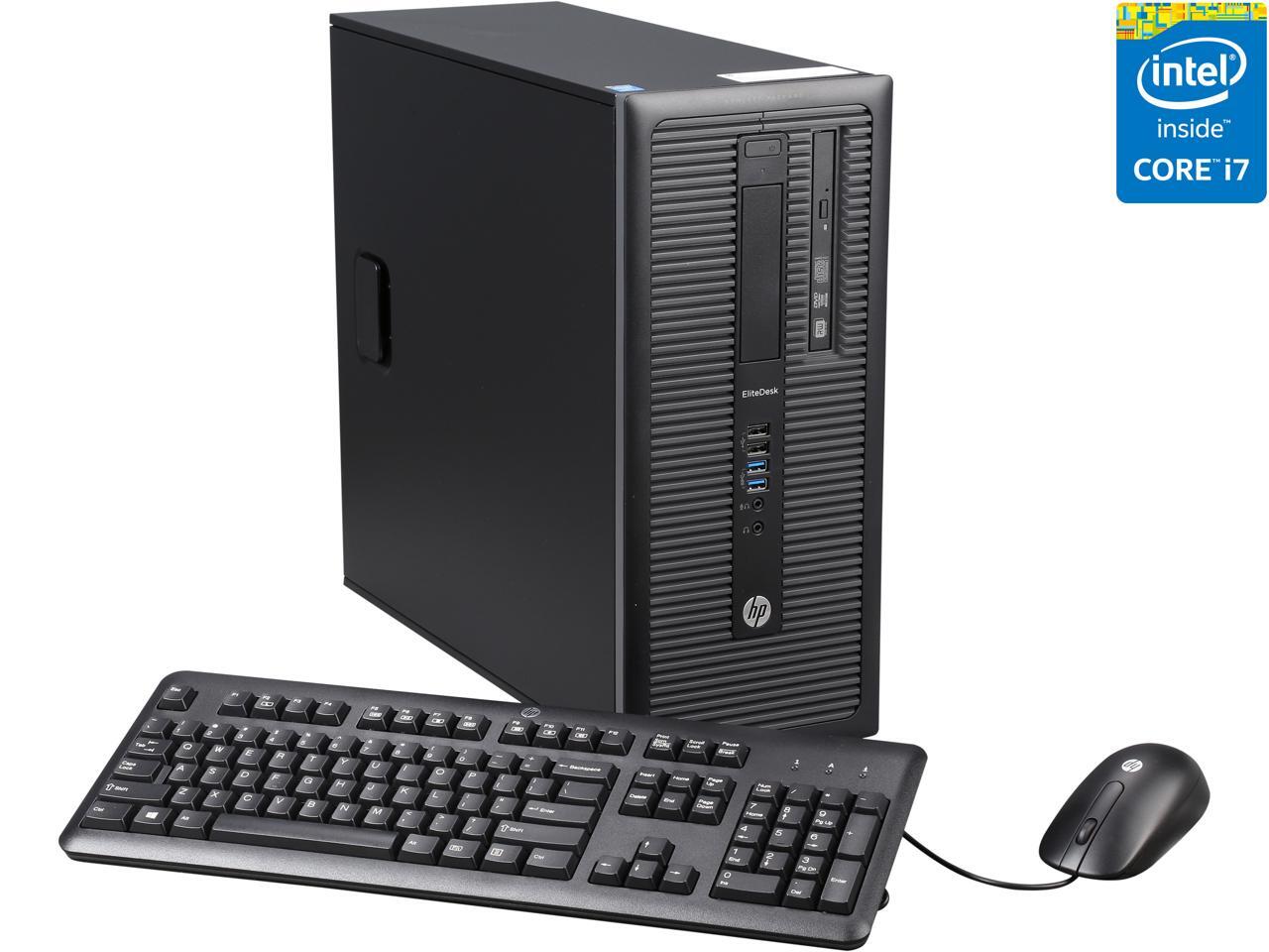 HP Desktop PC EliteDesk 800 G1 Intel Core i7-4790 4GB DDR3 500GB HDD ...