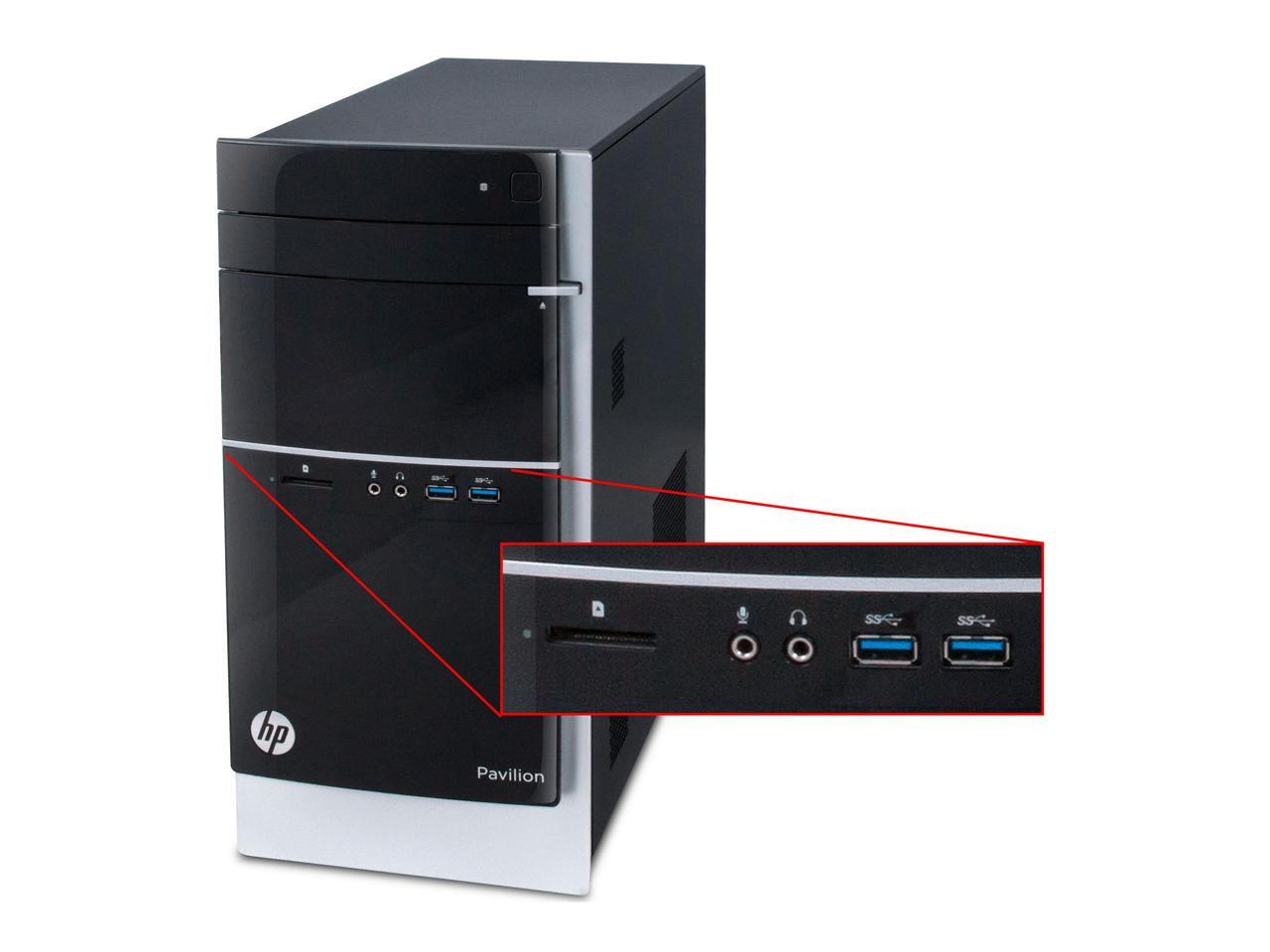 Refurbished: HP Desktop PC Pavilion 500-217C (F3D66AAR#ABA) AMD A8-6500 ...