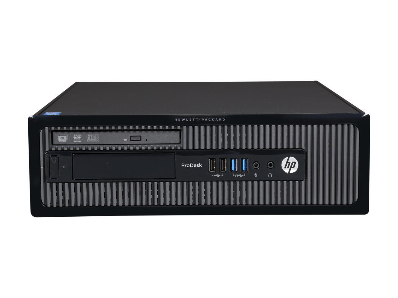 HP Desktop PC ProDesk 400 G1 (J6D33UT#ABA) Intel Core i5-4590 4GB DDR3 ...