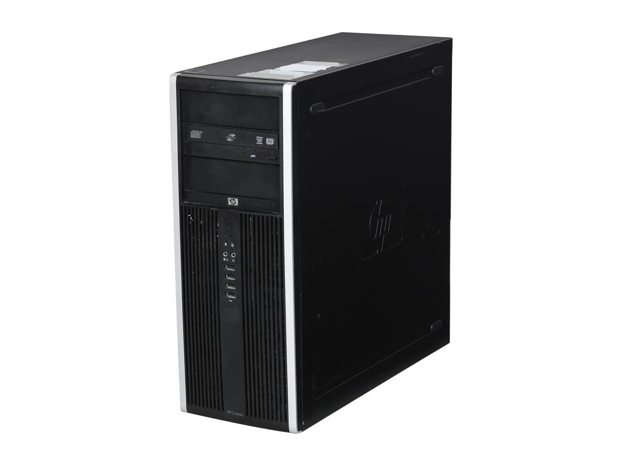 Refurbished: HP Elite 8100 Tower Desktop PC with Quad Core Intel Core ...