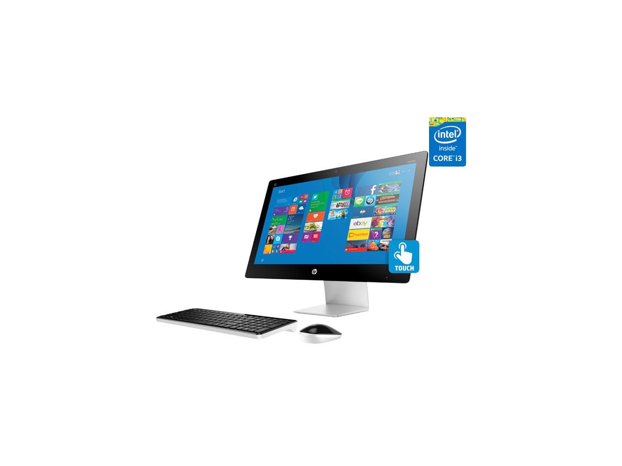 HP All-in-One Computer Pavilion 23-q020 Intel Core i3-4170T 4GB DDR3 ...