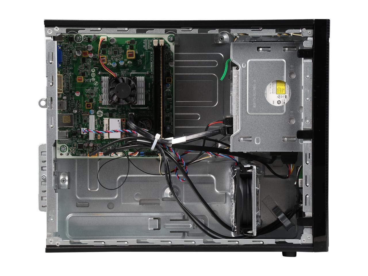 Open Box: HP Desktop Computer 450-A120 AMD E1-6015 4GB DDR3 500GB HDD ...