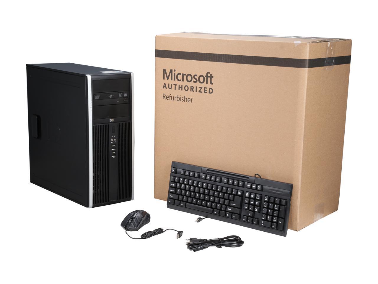 Refurbished: HP Desktop Computer 8000 Core 2 Duo 3.16 GHz 4 GB Memory 1 ...