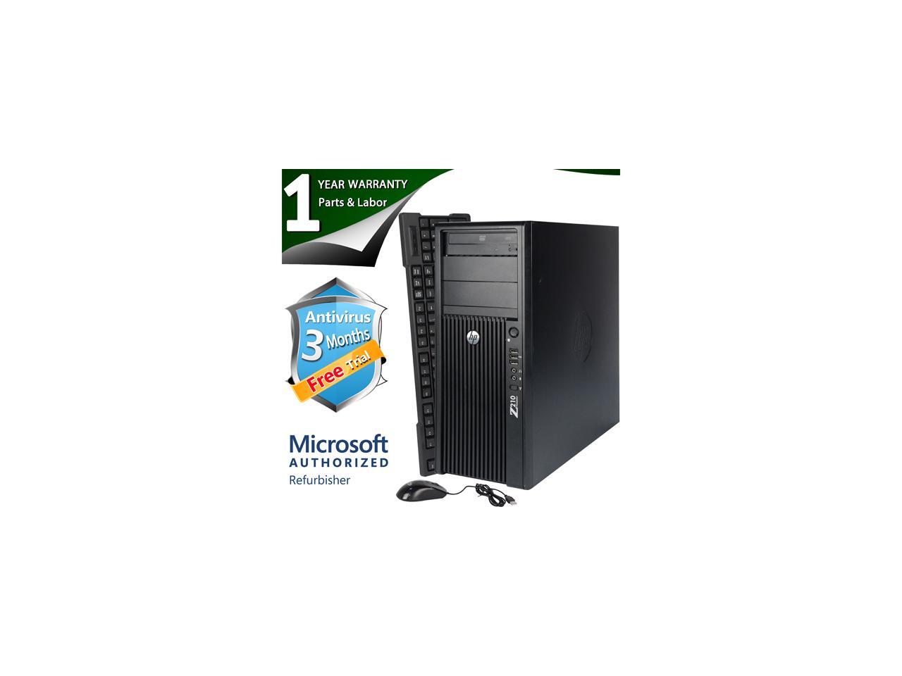 Refurbished: HP Desktop Computer Z210 3.10GHz 4GB DDR3 250GB HDD ...
