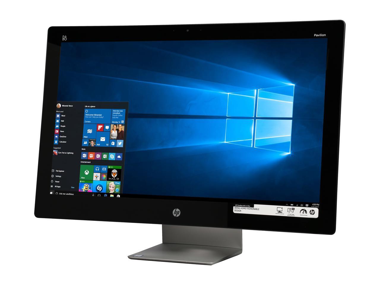 Open Box: HP All-in-One Computer 27-n110 Intel Core i5-6400T 8GB DDR3 ...