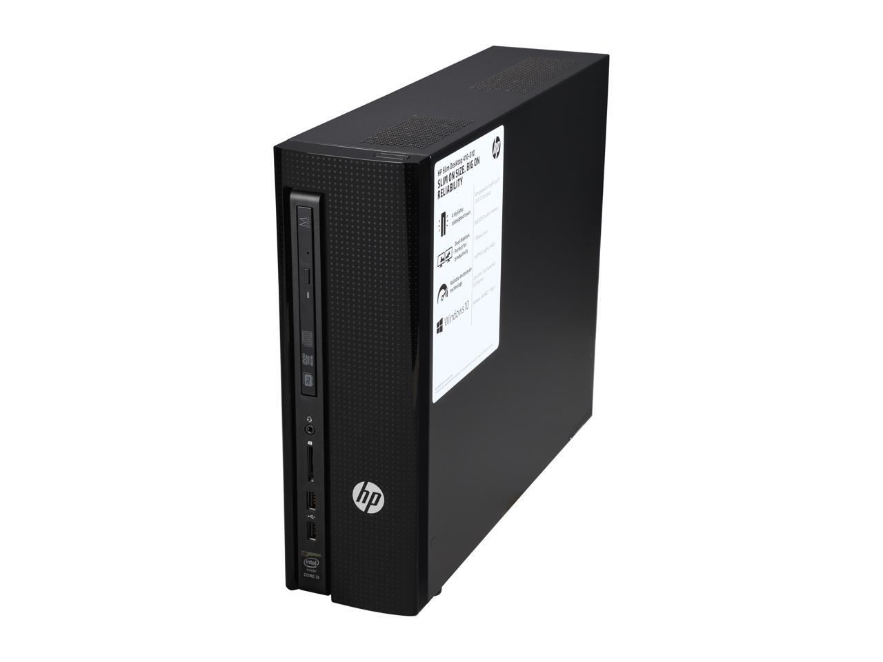 Open Box: HP Desktop Computer Pavilion Slimline 410-010 Intel Core i3 ...