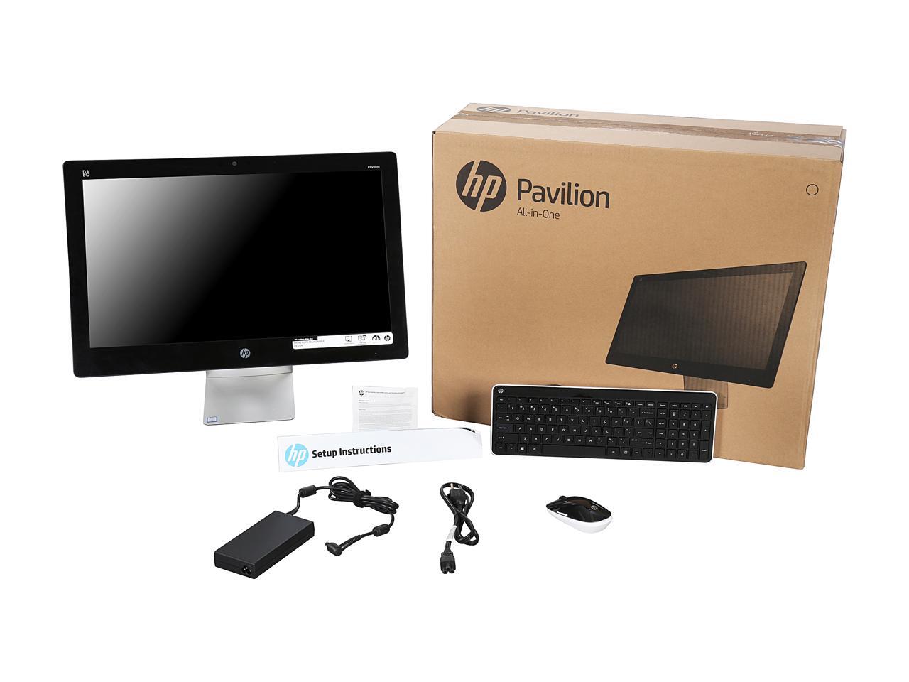 HP All-in-One Computer Pavilion 23-q220 Intel Core i3-6100T 4 GB DDR3L ...
