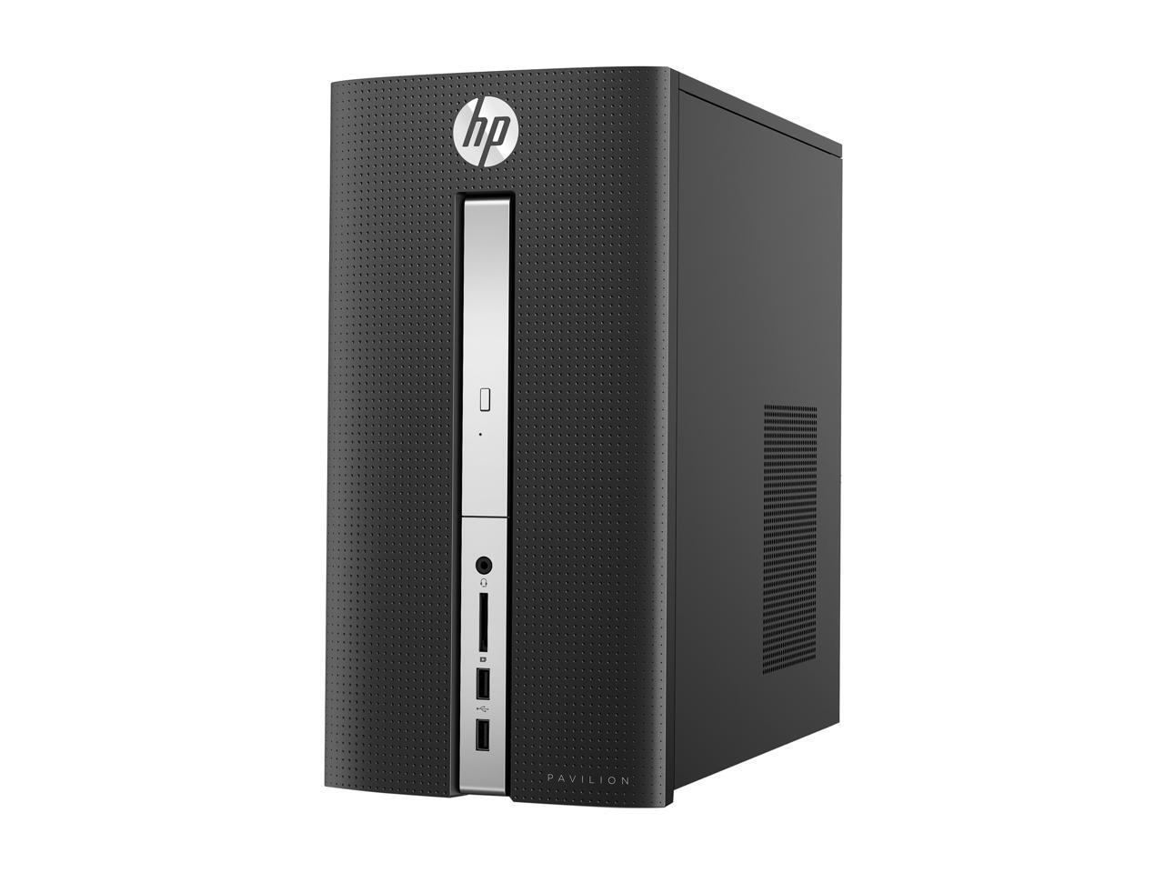 HP Desktop Computer Pavilion 510-p010 Intel Core i3-6100T 8GB DDR4 1TB ...