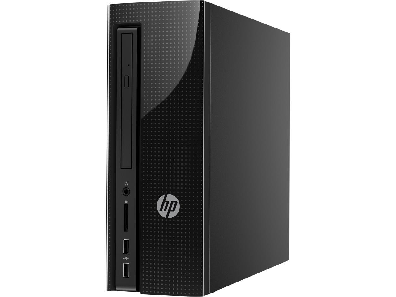 HP Desktop Computer Slimline 260-a010 Intel Pentium J3710 4 GB DDR3L ...