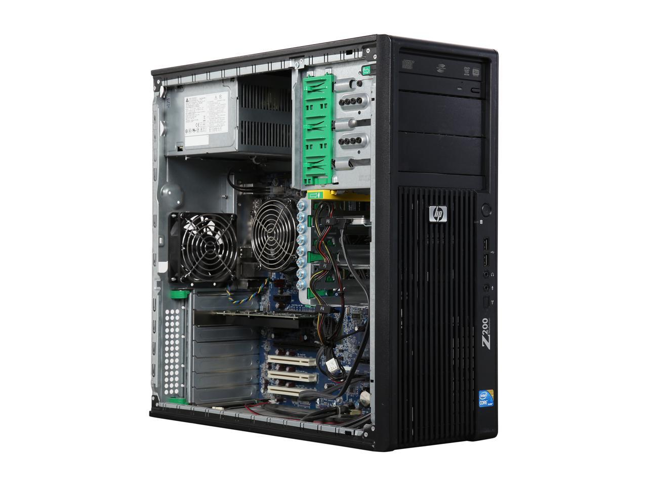 Refurbished: HP Grade A Desktop Computer Z200 Intel Core i3-530 8 GB ...