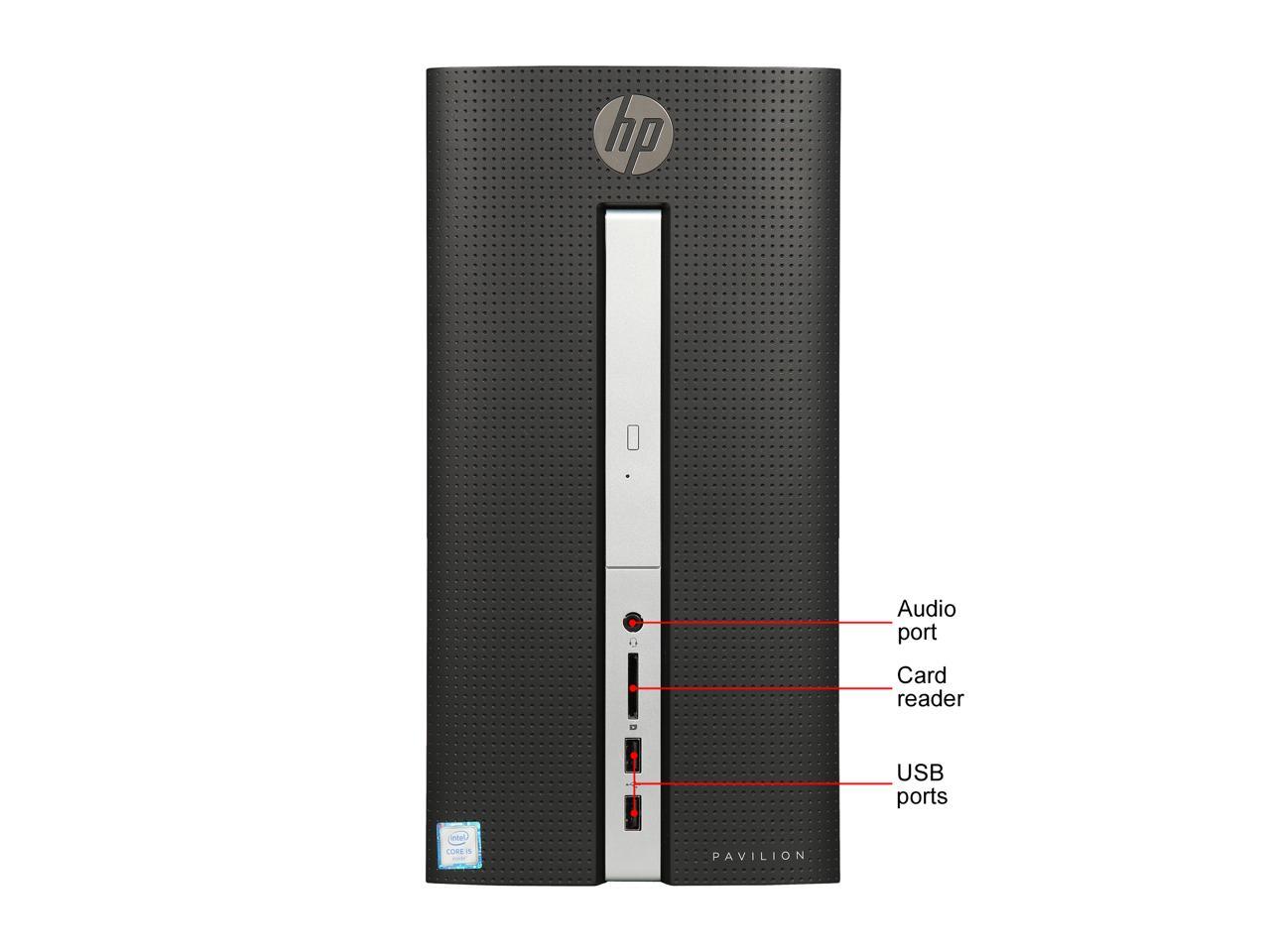Refurbished: HP Desktop Computer Pavilion 510-p009 Intel Core i5 6400T ...